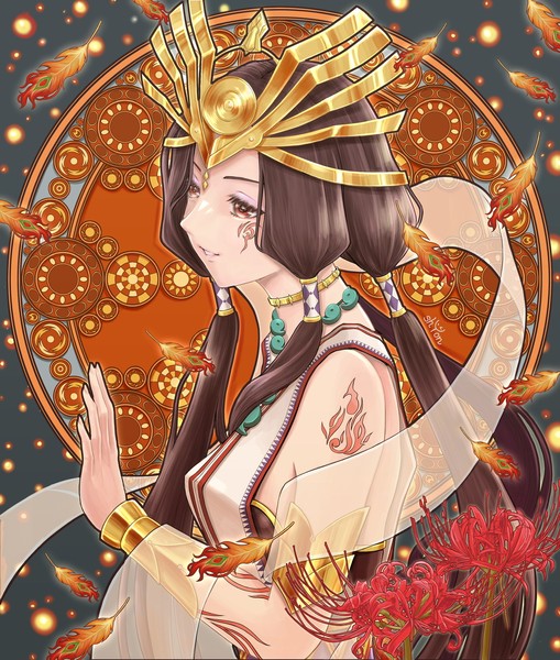 【shrine maiden flame side.】 #1/2 - shYon（シオン）GalleryのNFT | Adam byGMO