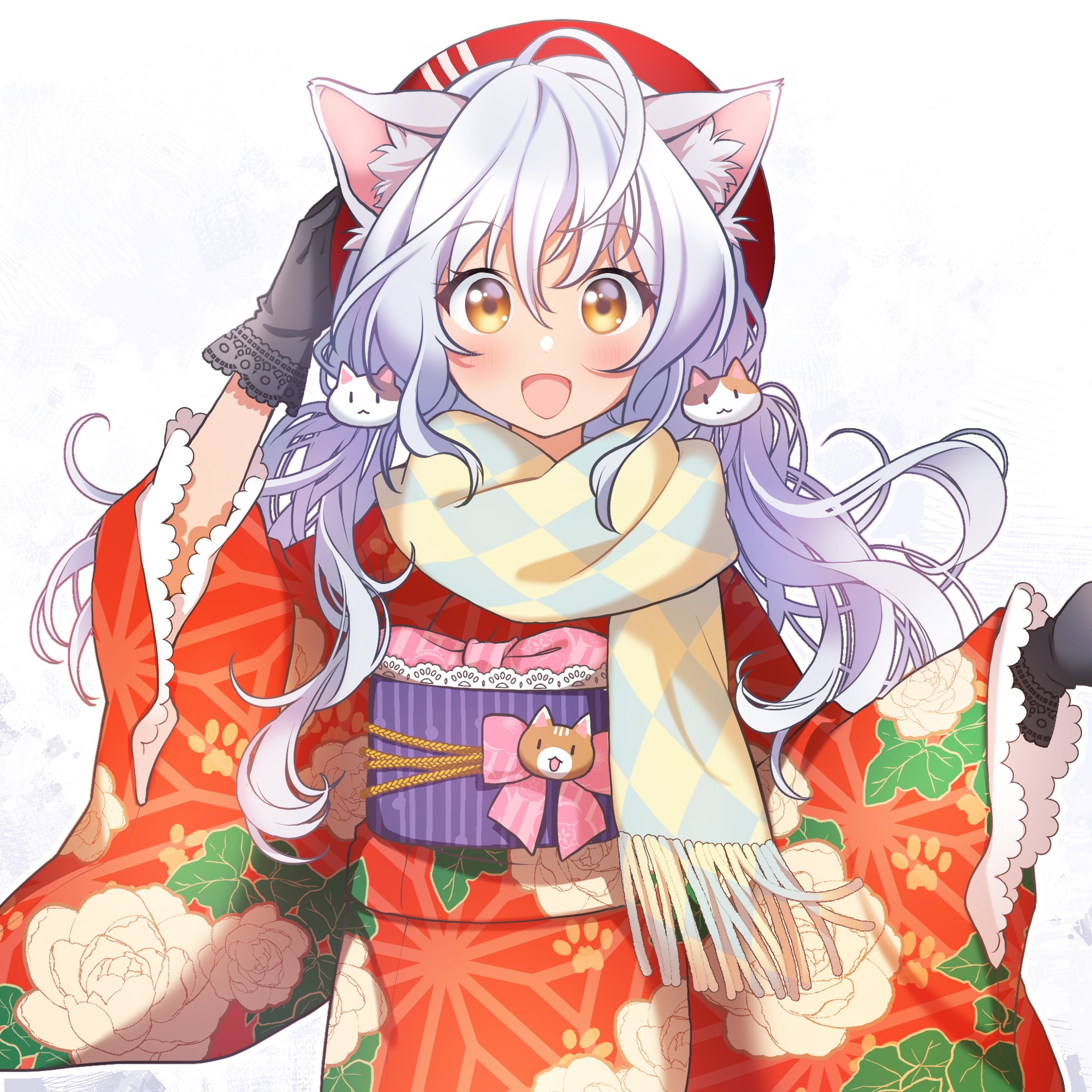 猫耳少女 モダン着物さん - 川野辺 (NFT/Adam byGMO)のNFT | Adam byGMO