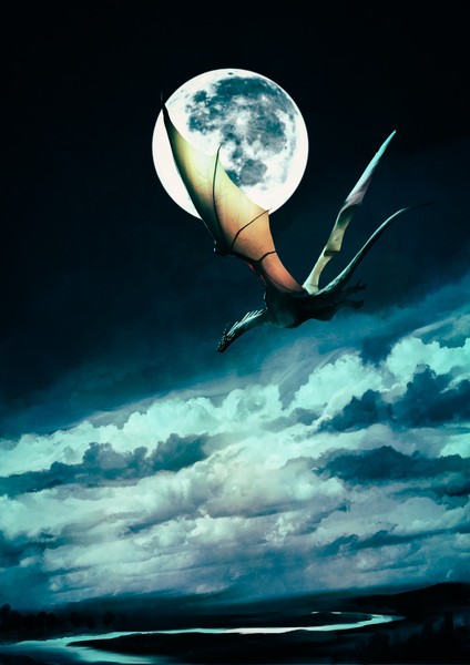 月下を翔ぶ - atelier_esのNFT | Adam byGMO