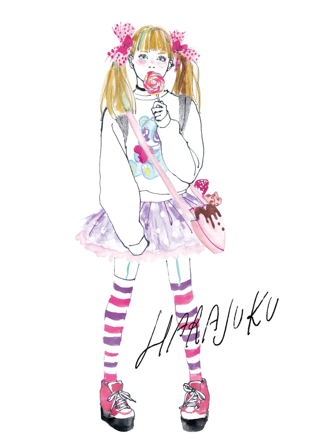 TOKYO GIRLS 原宿 #001 #1/3 - Miyo TsuchiyaのNFT | Adam byGMO