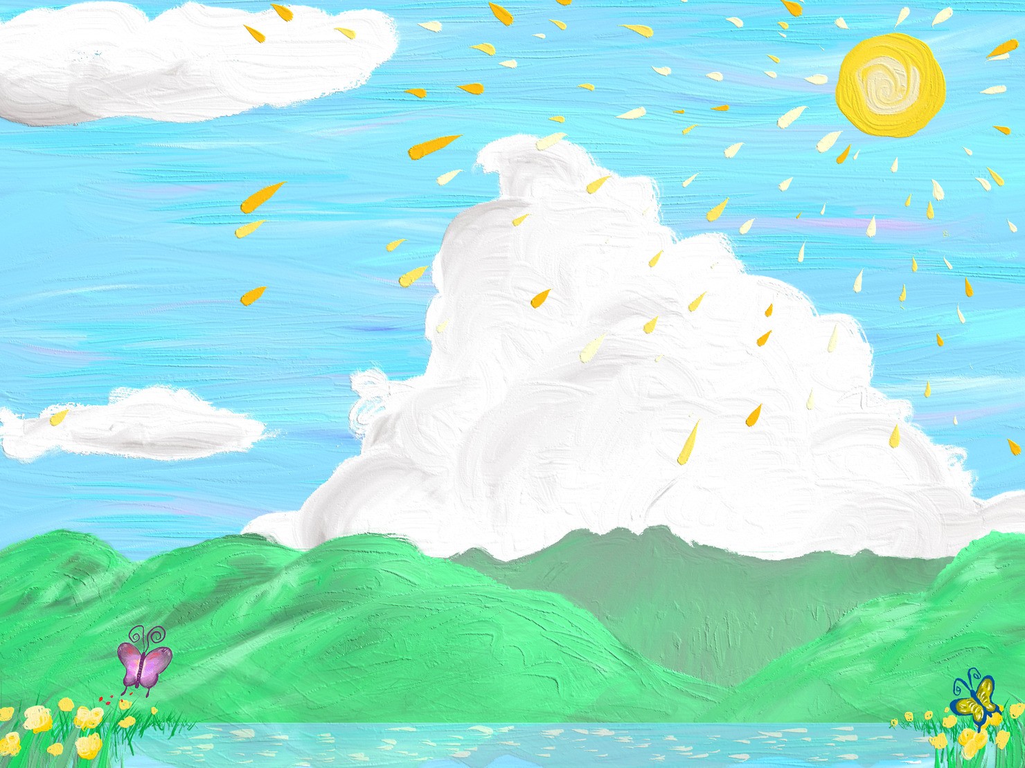 夏雲と蝶々 - MikazukiのNFT | Adam byGMO