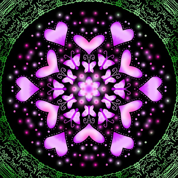 蝶々とシクラメンの花 - MikazukiのNFT | Adam byGMO