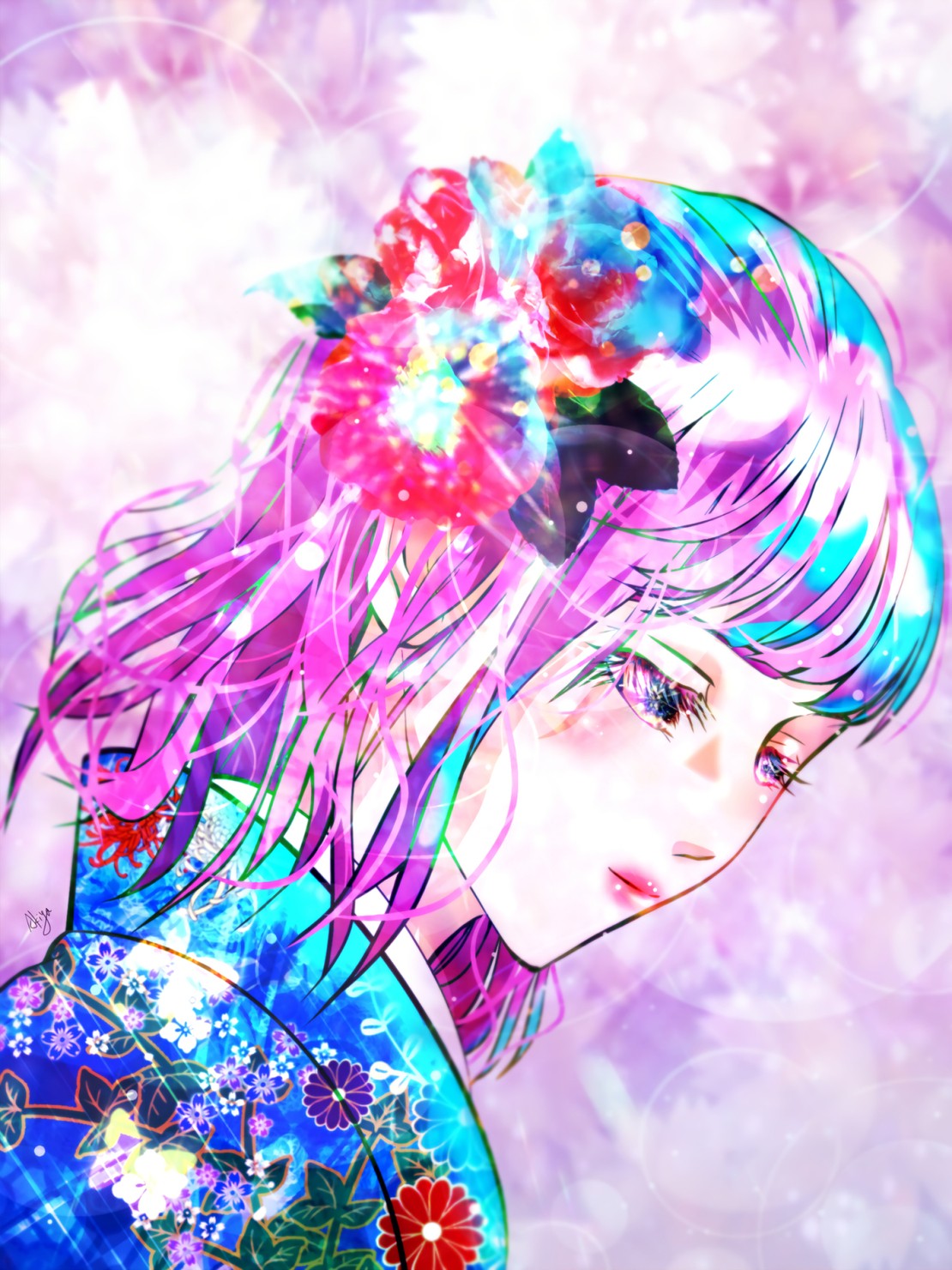 Vivid GirlsⅡ #002 #2/5 - 陽也/AkiyaのNFT | Adam byGMO