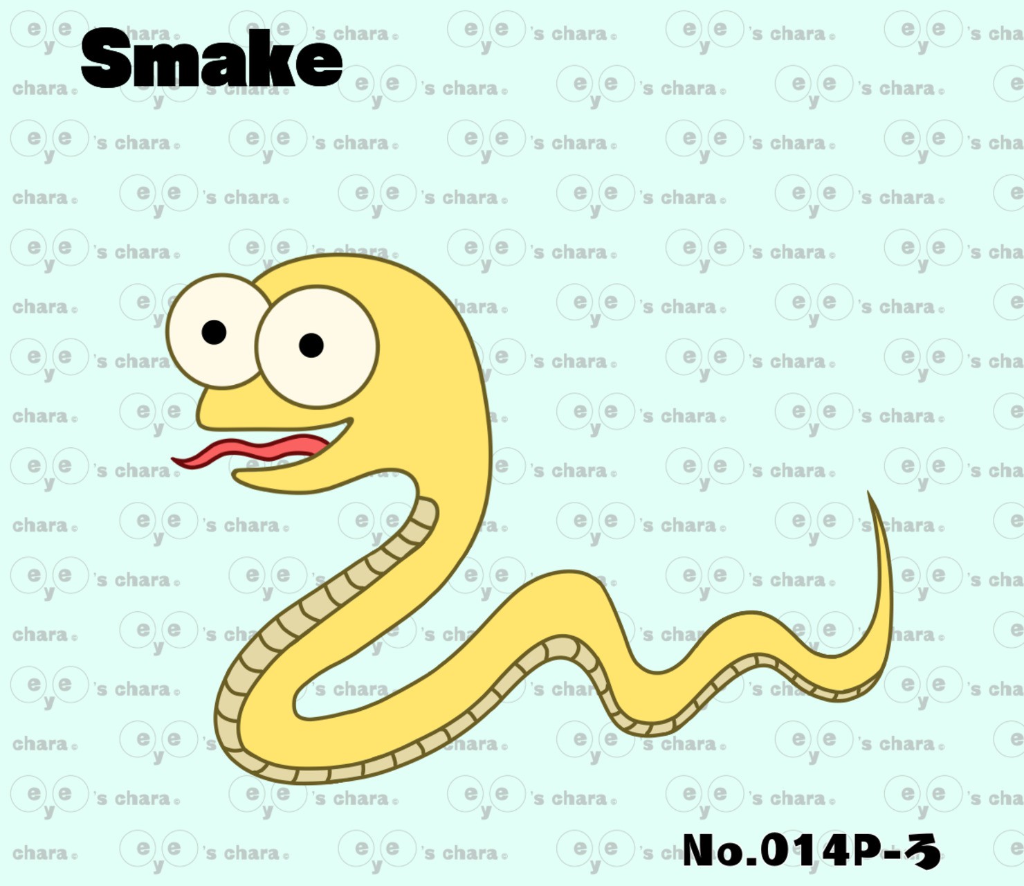 pop'n eye's chara No.014 【Smake】 #2/88 - eye's charaのNFT | Adam byGMO