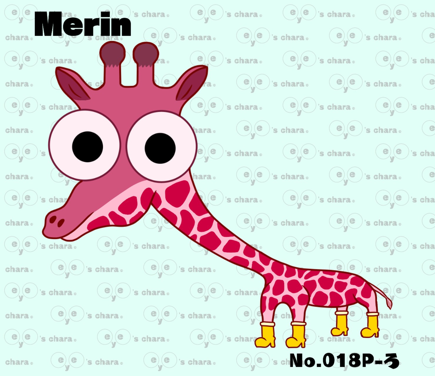 pop'n eye's chara No.018 【Merin】 #13/88 - eye's charaのNFT | Adam byGMO