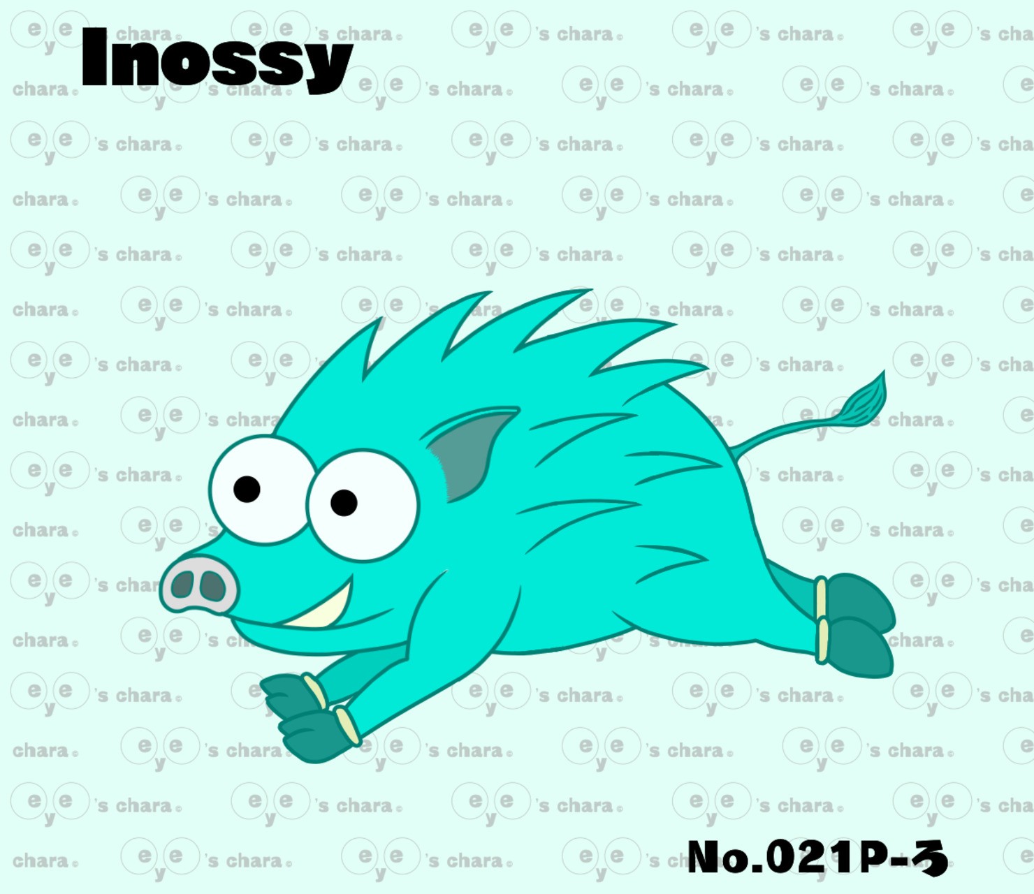 pop'n eye's chara No.021 【Inossy】 #67/88 - eye's charaのNFT | Adam byGMO