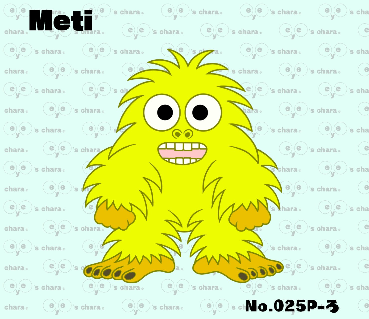 pop'n eye's chara No.025 【Meti】 #65/88 - eye's charaのNFT | Adam byGMO