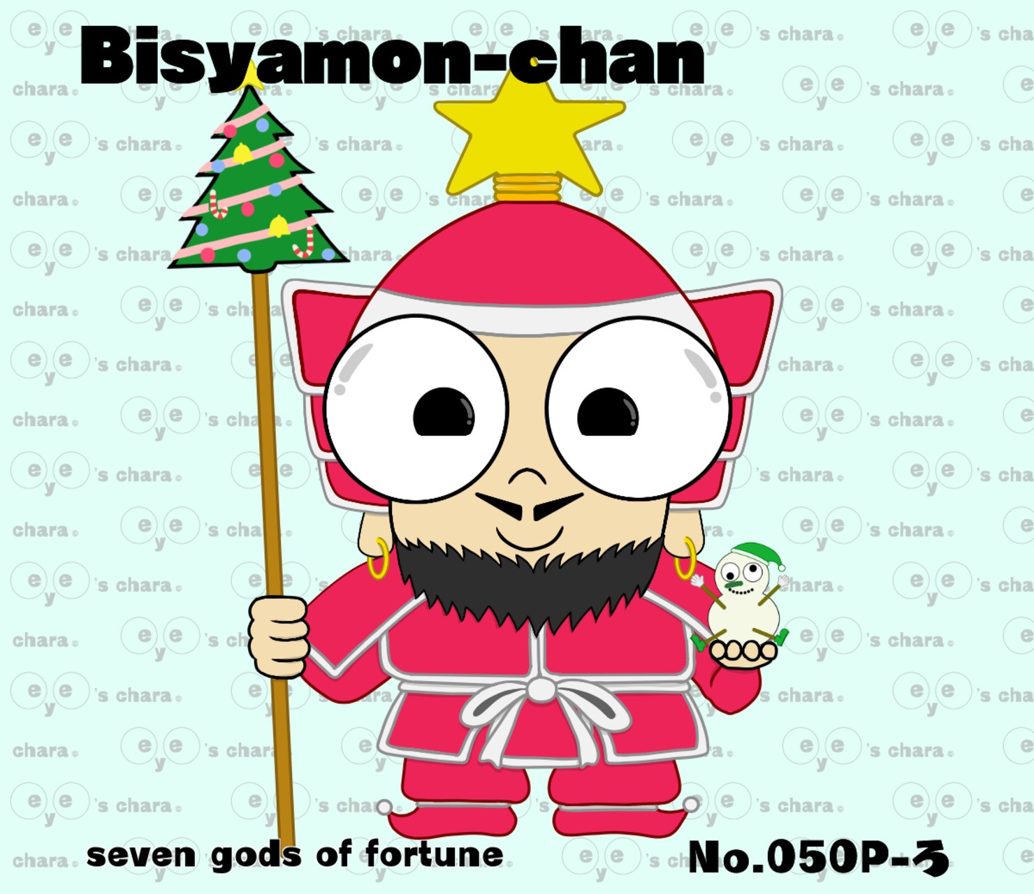 pop'n eye's chara No.050 【Bisyamon-chan】feat. Seven Gods of Fortune #24/88 - eye's charaのNFT ...