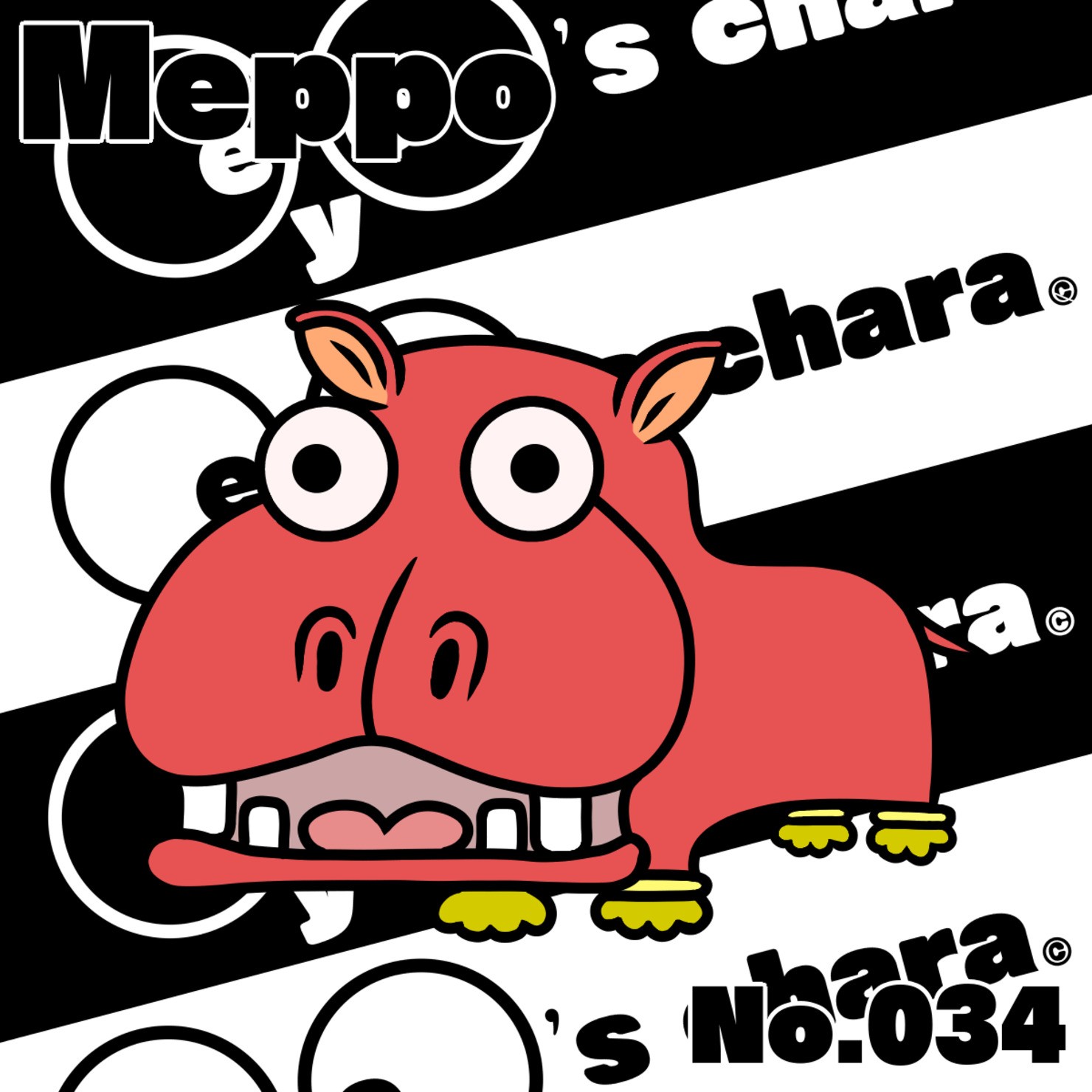 eye's ism character No.034 【Meppo】 #55/88 - eye's charaのNFT | Adam byGMO
