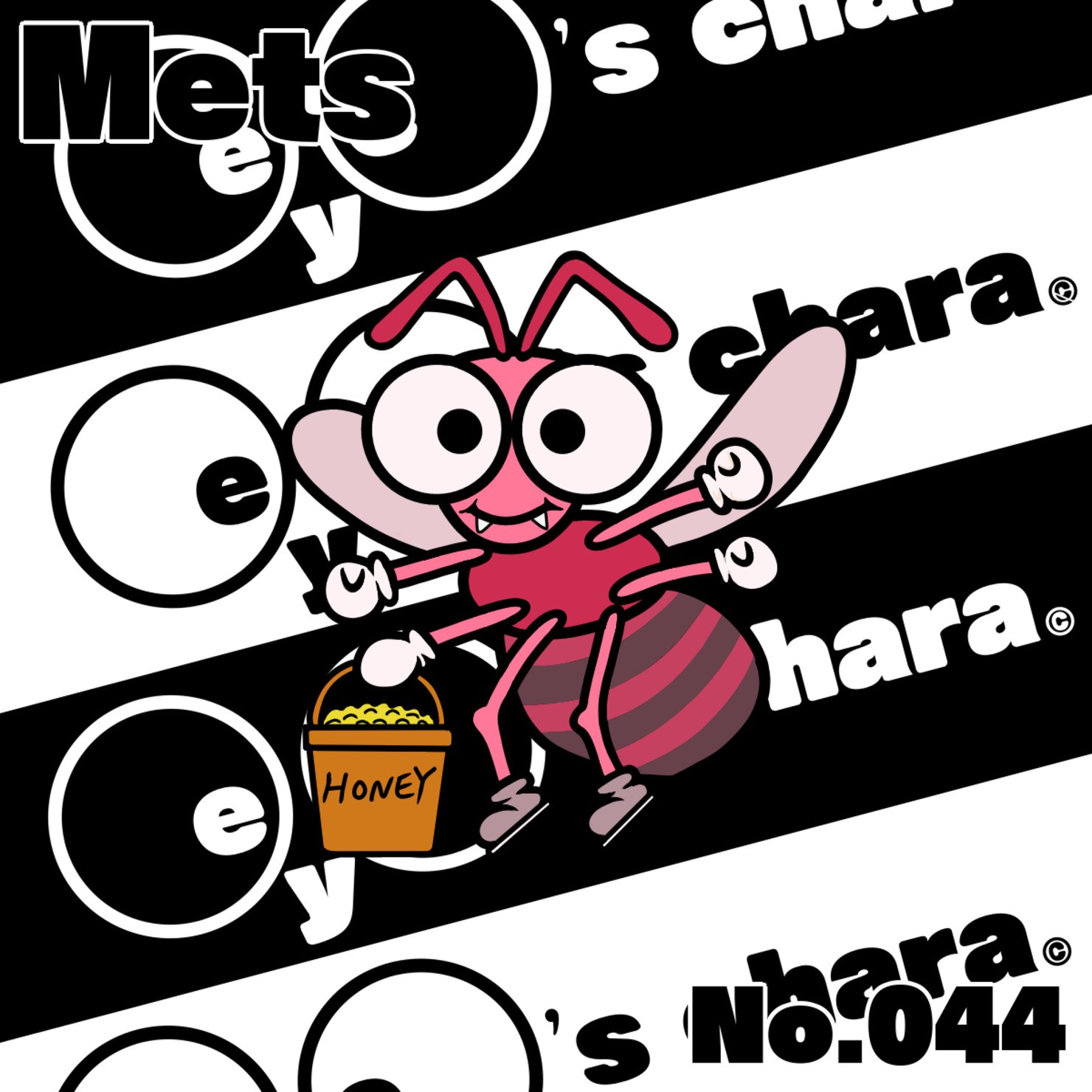 eye's ism character No.044 【Mets】 #38/88 - eye's charaのNFT | Adam byGMO