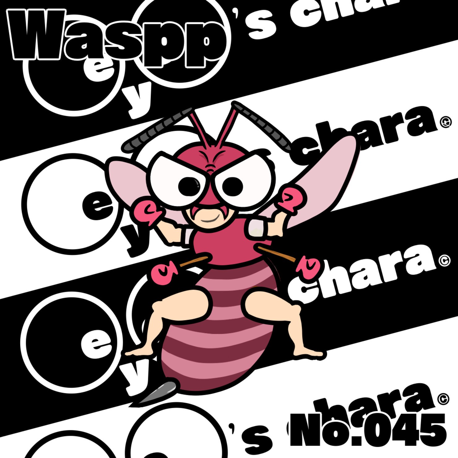 eye's ism character No.045 【Waspp】 #87/88 - eye's charaのNFT | Adam byGMO