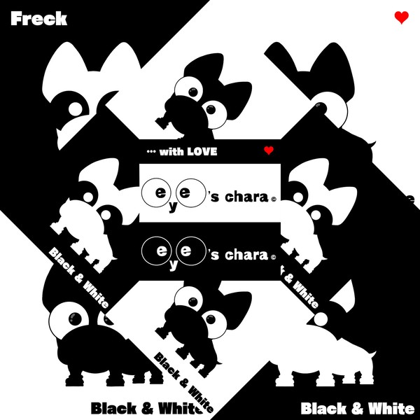 eye's B &W with Love No.065 【Freck】 #15/99 - eye's charaのNFT | Adam byGMO