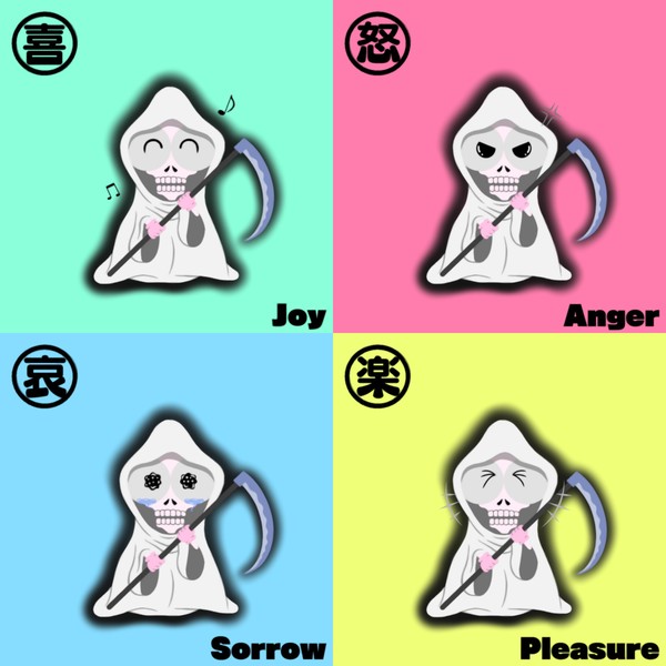 eye's chara pop'n 喜怒哀楽Ver. No.076【Reapan】 #5/99 - eye's charaのNFT ...