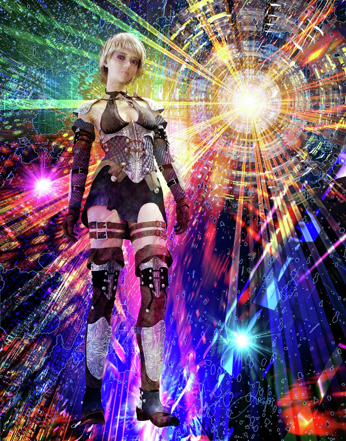 Layer-girl-009 サイバーパンク #2/2 - Yoshi-f-JapanのNFT | Adam byGMO