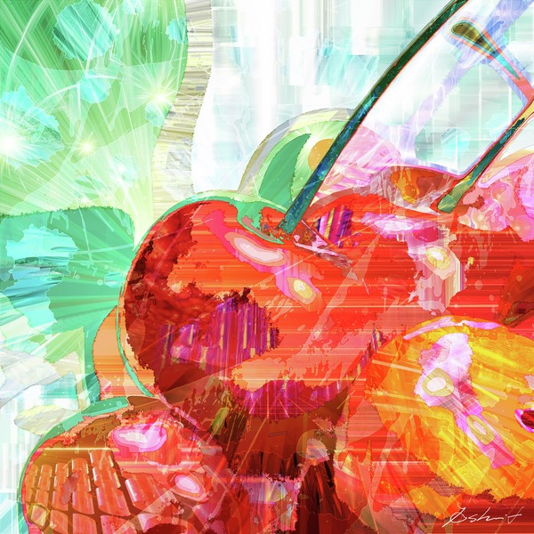 Abstract-world-082 Cherry さくらんぼ #1/3 - Yoshi-f-JapanのNFT | Adam byGMO