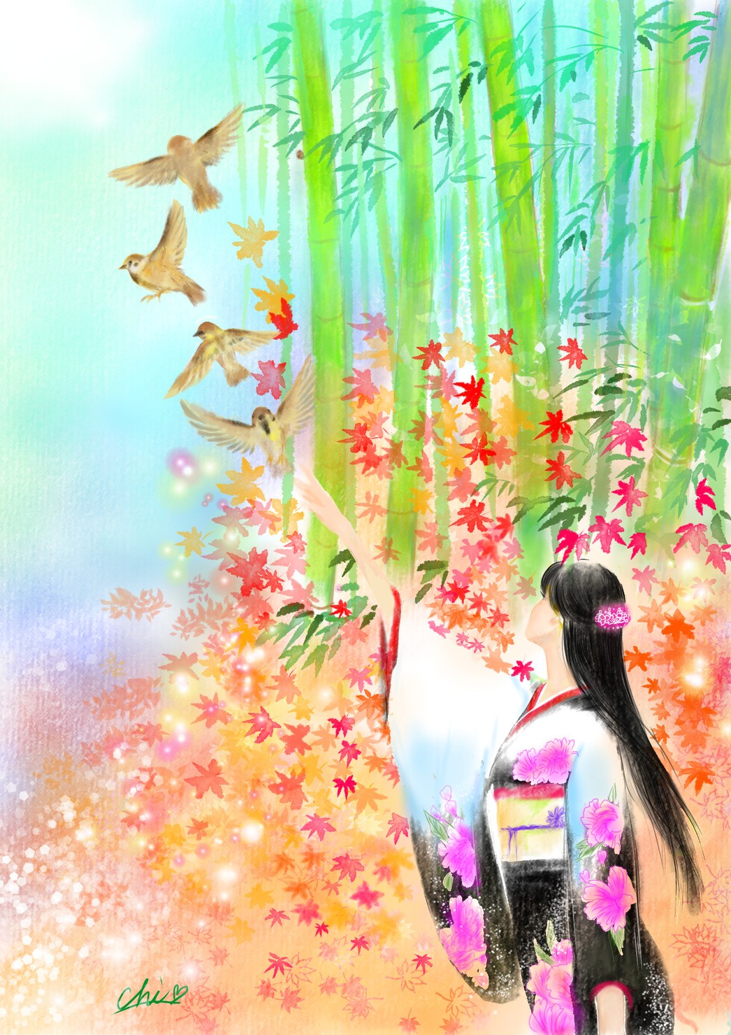 Sympathy -kimono- #2/5 - kiwiのNFT | Adam byGMO