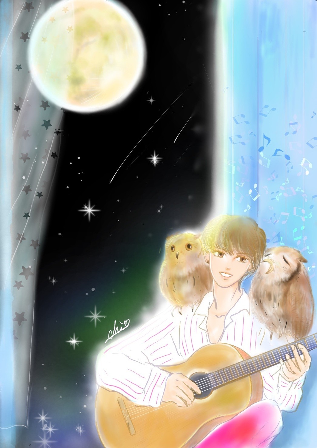 Harmony in the moonlight #2/3 - kiwiのNFT | Adam byGMO