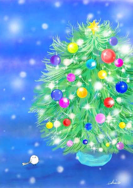 I saw a Christmas tree for the first time! #4/10 - kiwiのNFT | Adam byGMO