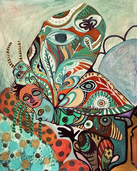 human face butterfly - mana emptyのNFT | Adam byGMO