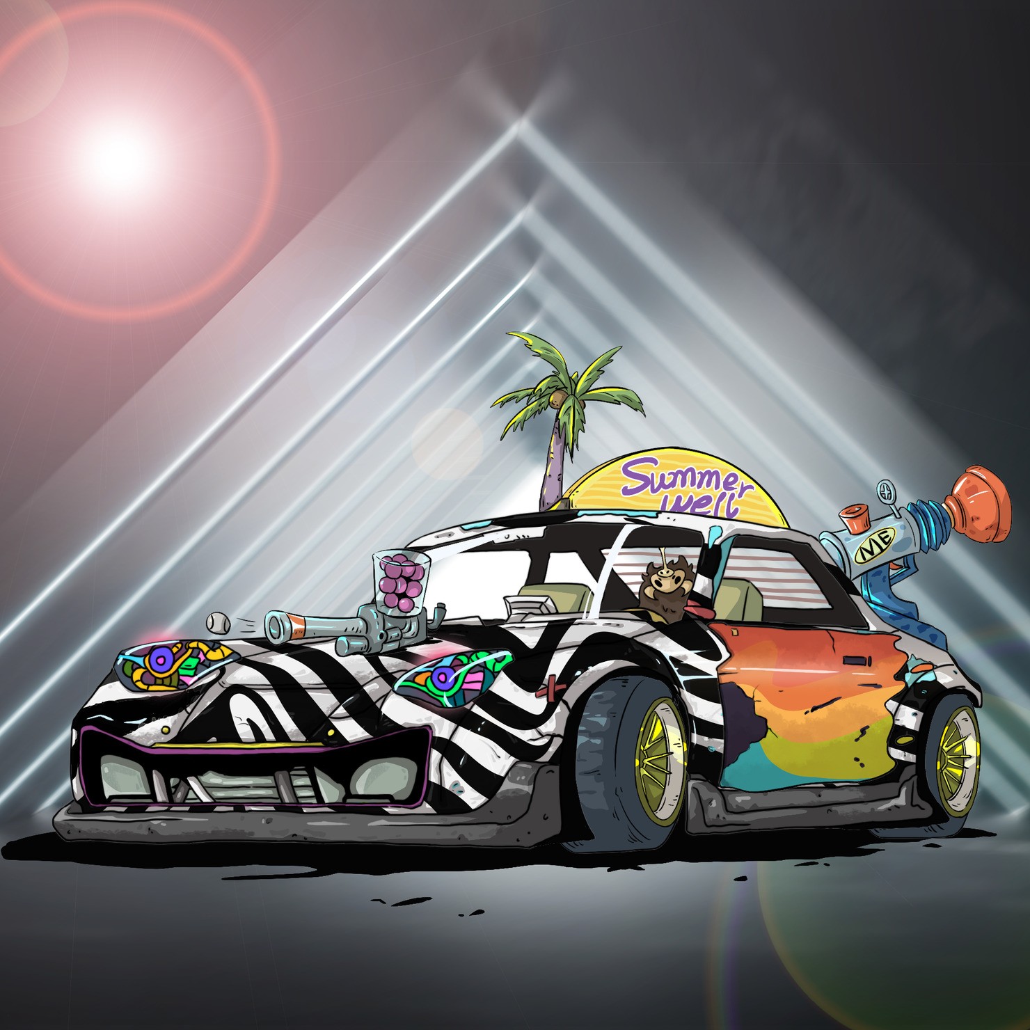 Cyberpunk Racing #6021 - EdgeuniverseのNFT | Adam byGMO