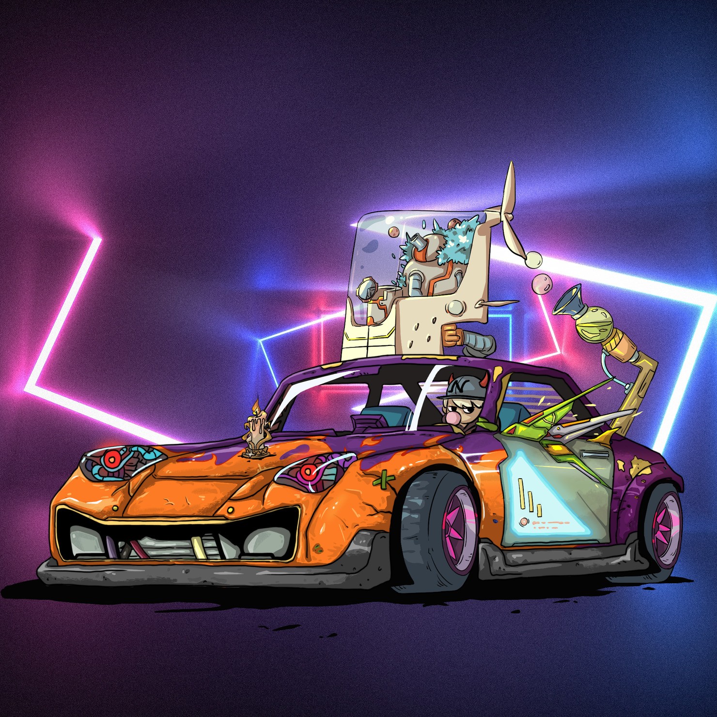 Cyberpunk Racing #6035 - EdgeuniverseのNFT | Adam byGMO