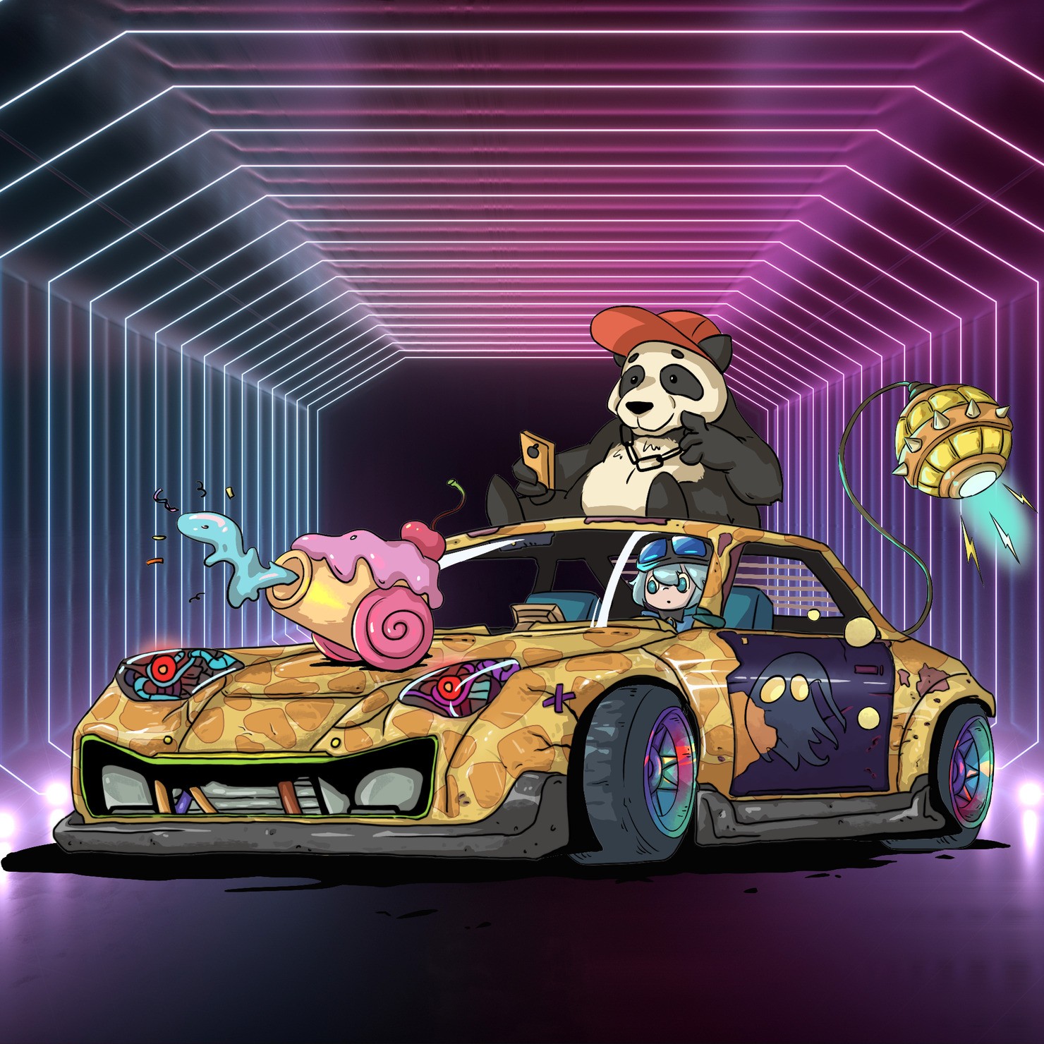 Cyberpunk Racing #6061 - EdgeuniverseのNFT | Adam byGMO