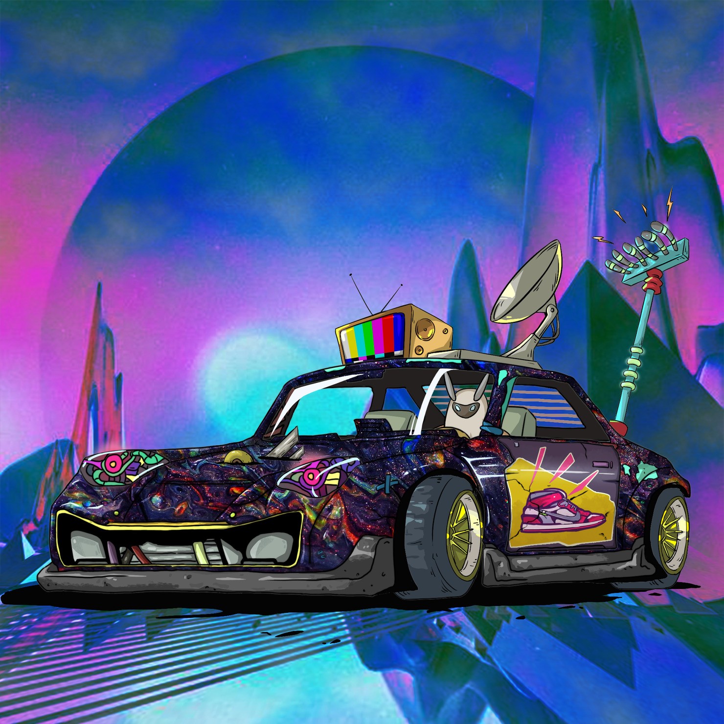 Cyberpunk Racing #6064 - EdgeuniverseのNFT | Adam byGMO