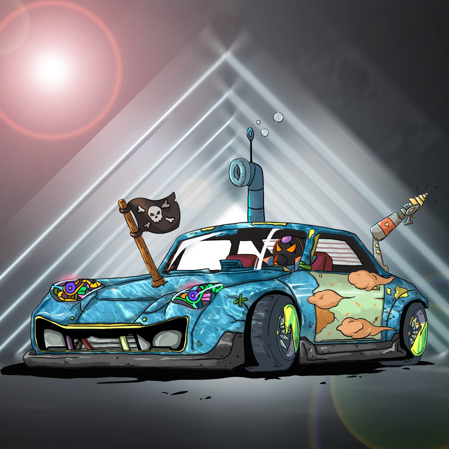 Cyberpunk Racing #6081 - EdgeuniverseのNFT | Adam byGMO