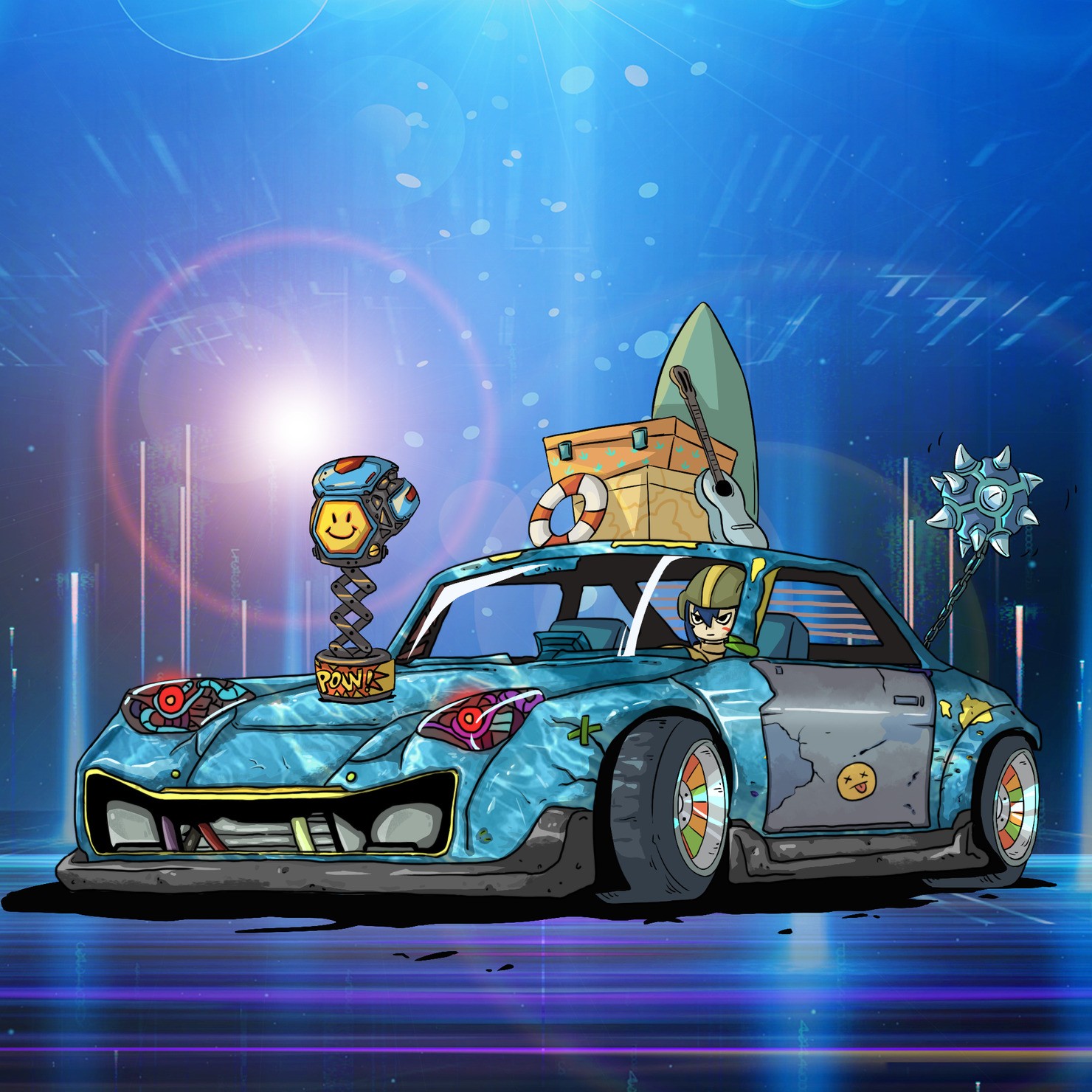 Cyberpunk Racing #6083 - EdgeuniverseのNFT | Adam byGMO