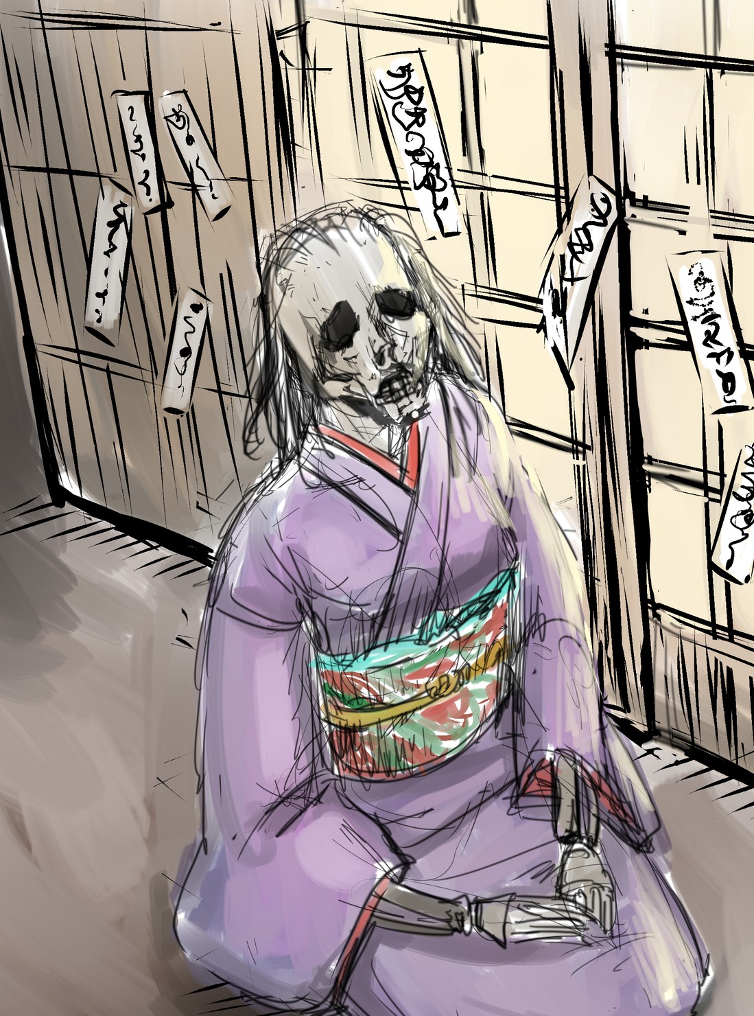 まちぼうけ（一人百呪シリーズ） - 加藤山羊ストアのNFT | Adam byGMO