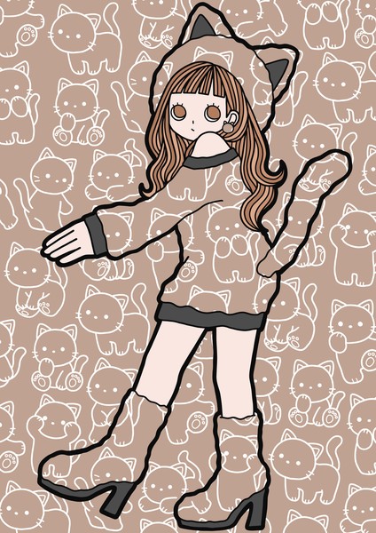 猫の柄 - ひとつめこぞうのNFT | Adam byGMO