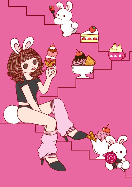 階段とあまいもの - ひとつめこぞうのNFT | Adam byGMO