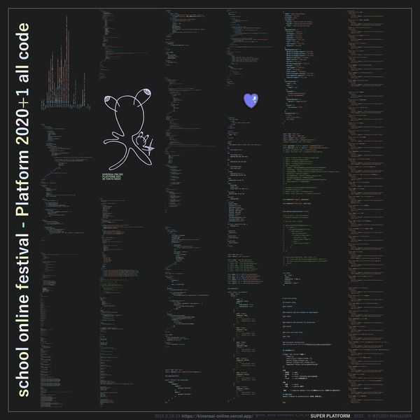 school online festival - Platform 2021 all code (released in 2023) - 中島隆誠 Ryusei NakajimaのNFT ...