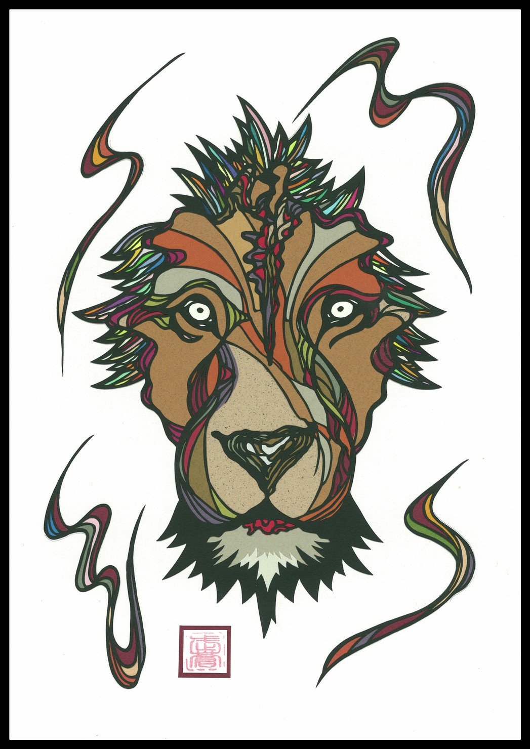 LION #4/5 - MUSOU のNFT | Adam byGMO