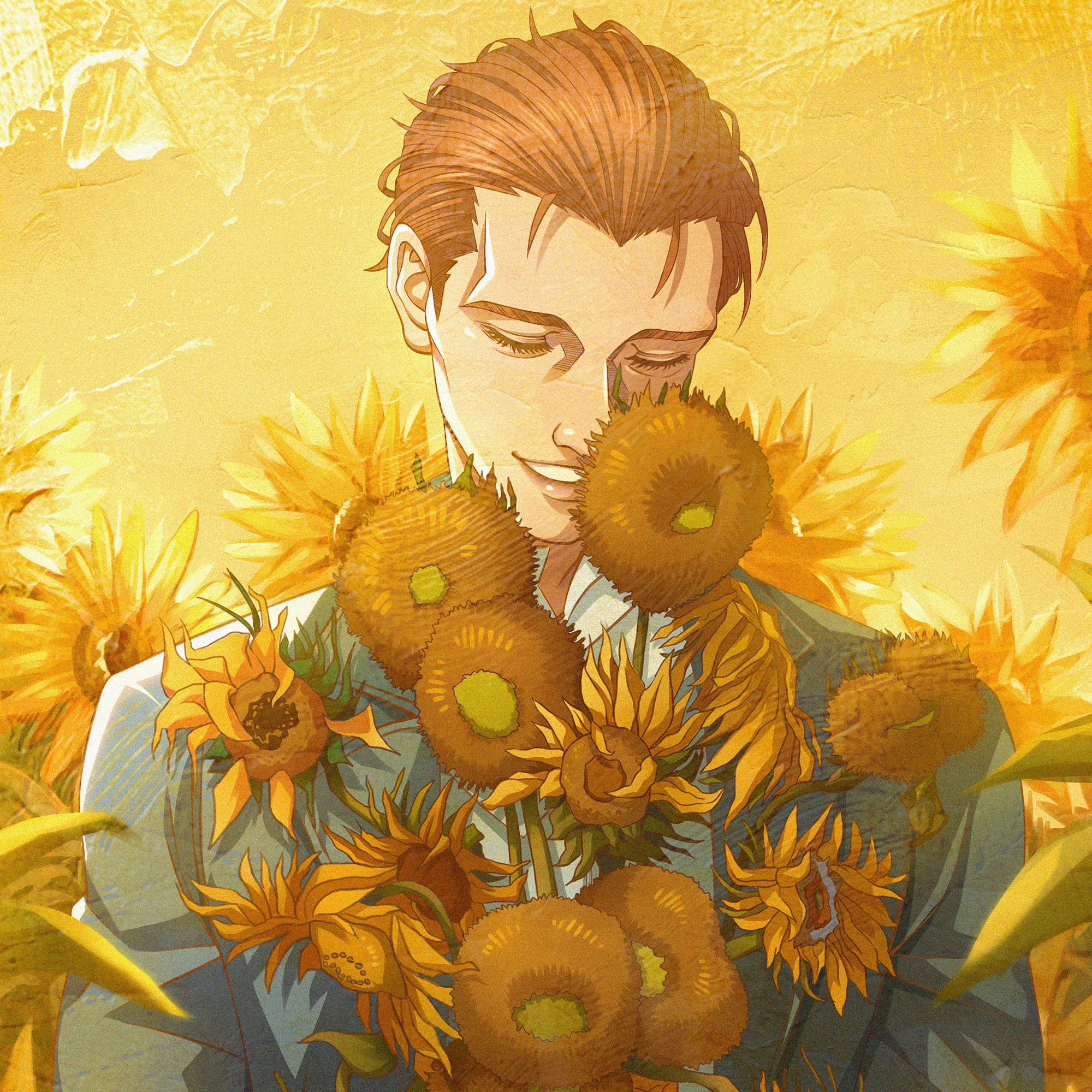 The Man Who Loves Sunflower #1/5 - YUU0519のNFT | Adam byGMO
