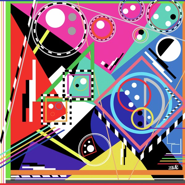 KIGOU 2 #1/30 - Rainbow Cross Section -林谷隆志 NFTArt Shop-のNFT | Adam byGMO