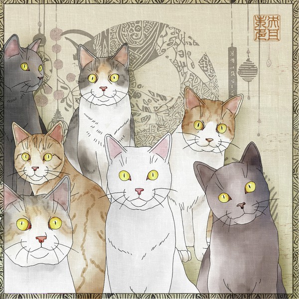 猫いっぱい3-2 - みおため（Mio Tame）のNFT | Adam byGMO