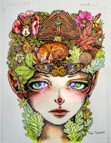 北欧の森の少女02 #1/3 - Rie TamaokiのNFT | Adam byGMO