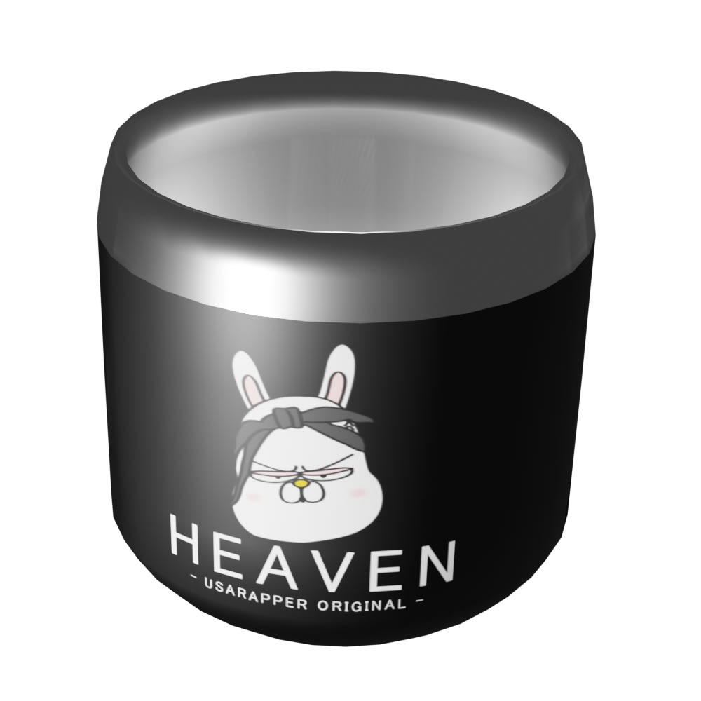 HEAVEN お土産コップ 3D "USARAPPER" #1/10 - MISTUAKI YAMAGUCHI HEAVENのNFT | Adam byGMO