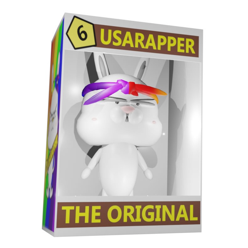 ORIGINAL 3D BOX "USARAPPER" #6 #2/10 - MISTUAKI YAMAGUCHI HEAVENのNFT | Adam byGMO
