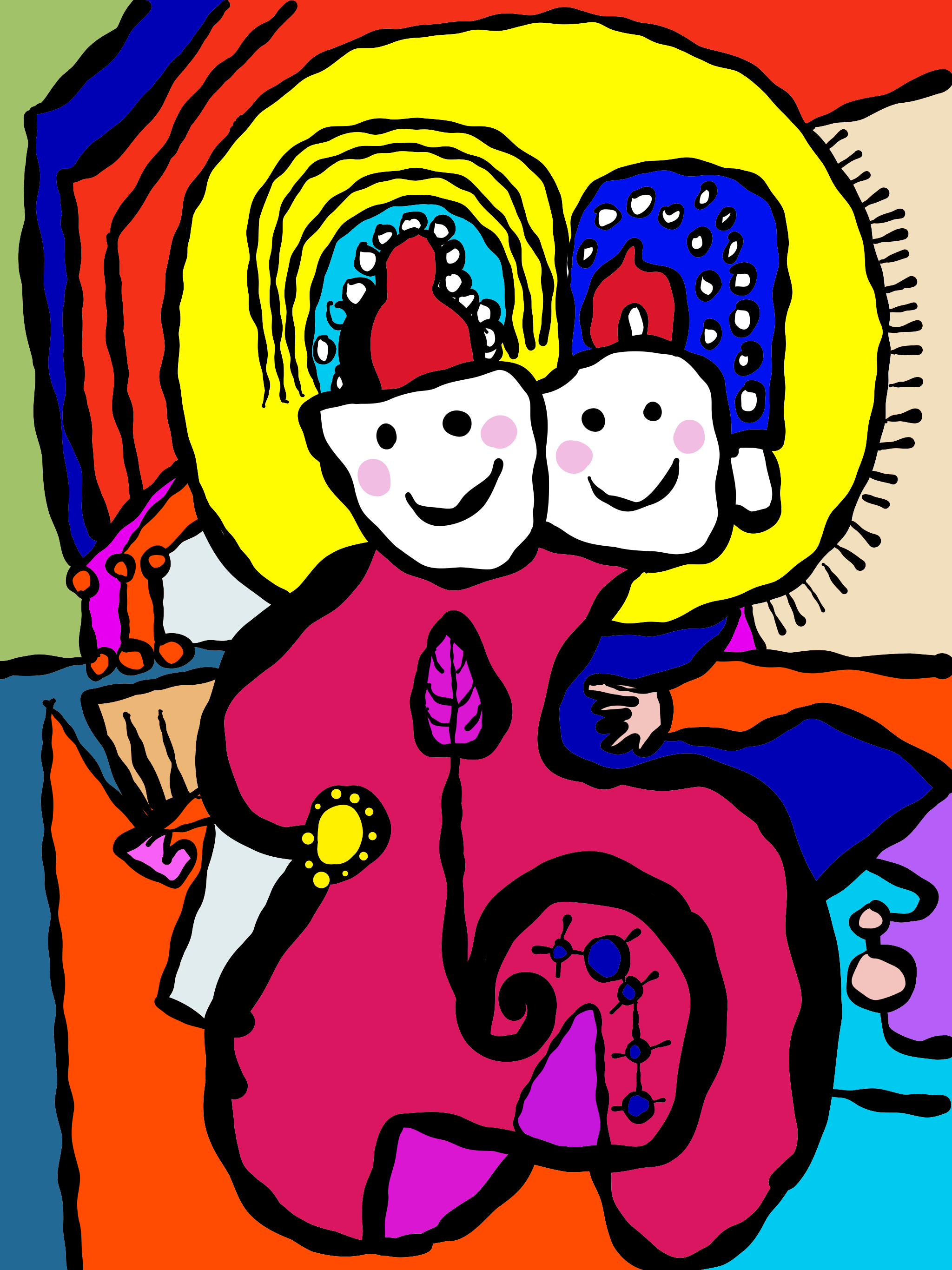 Our earth family_series4-3/10 - 支援型NFT TriARTs by SocialCompassのNFT | Adam byGMO