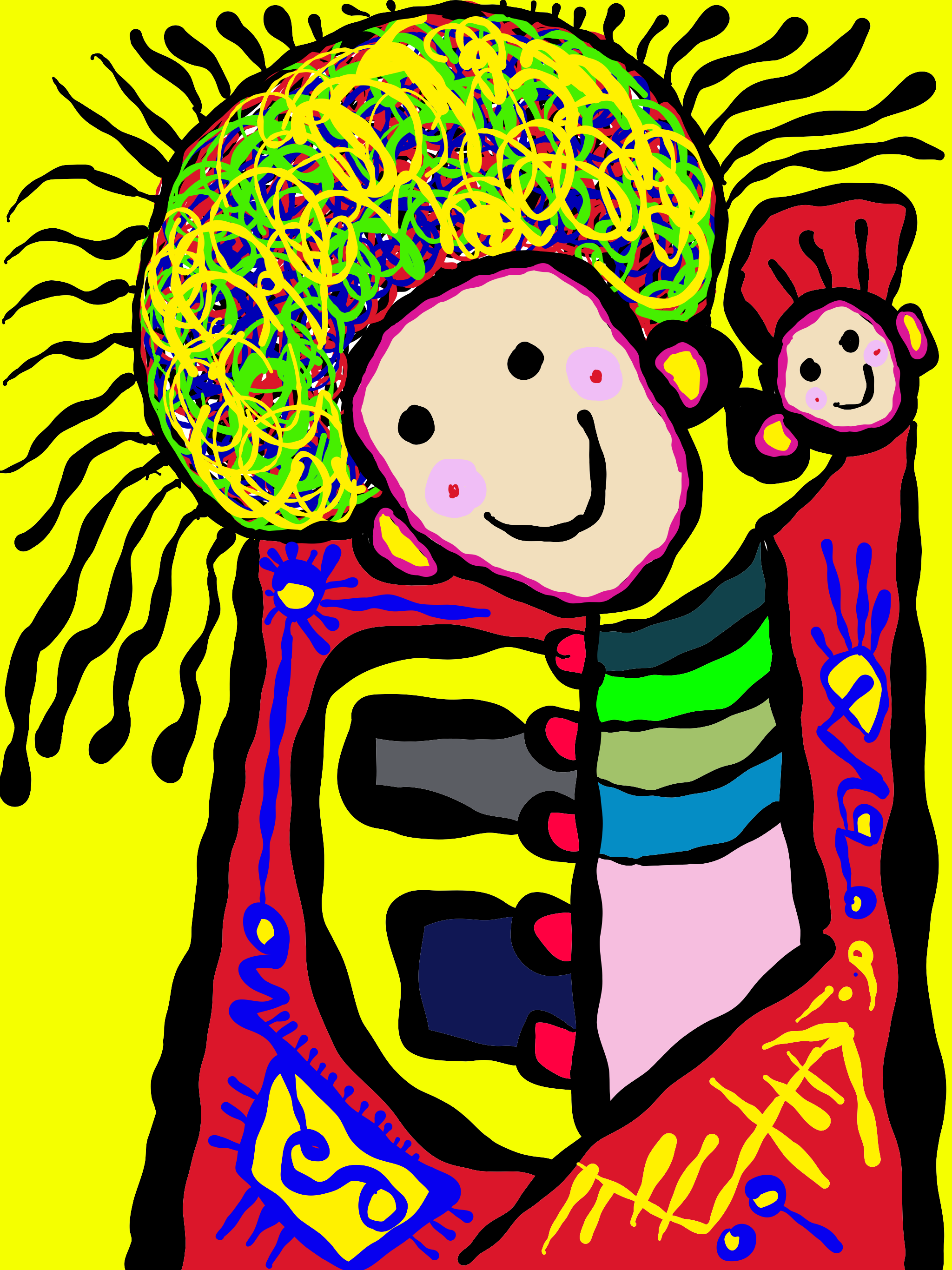 Our earth family_series5-10/10 - 支援型NFT TriARTs by SocialCompassのNFT | Adam byGMO