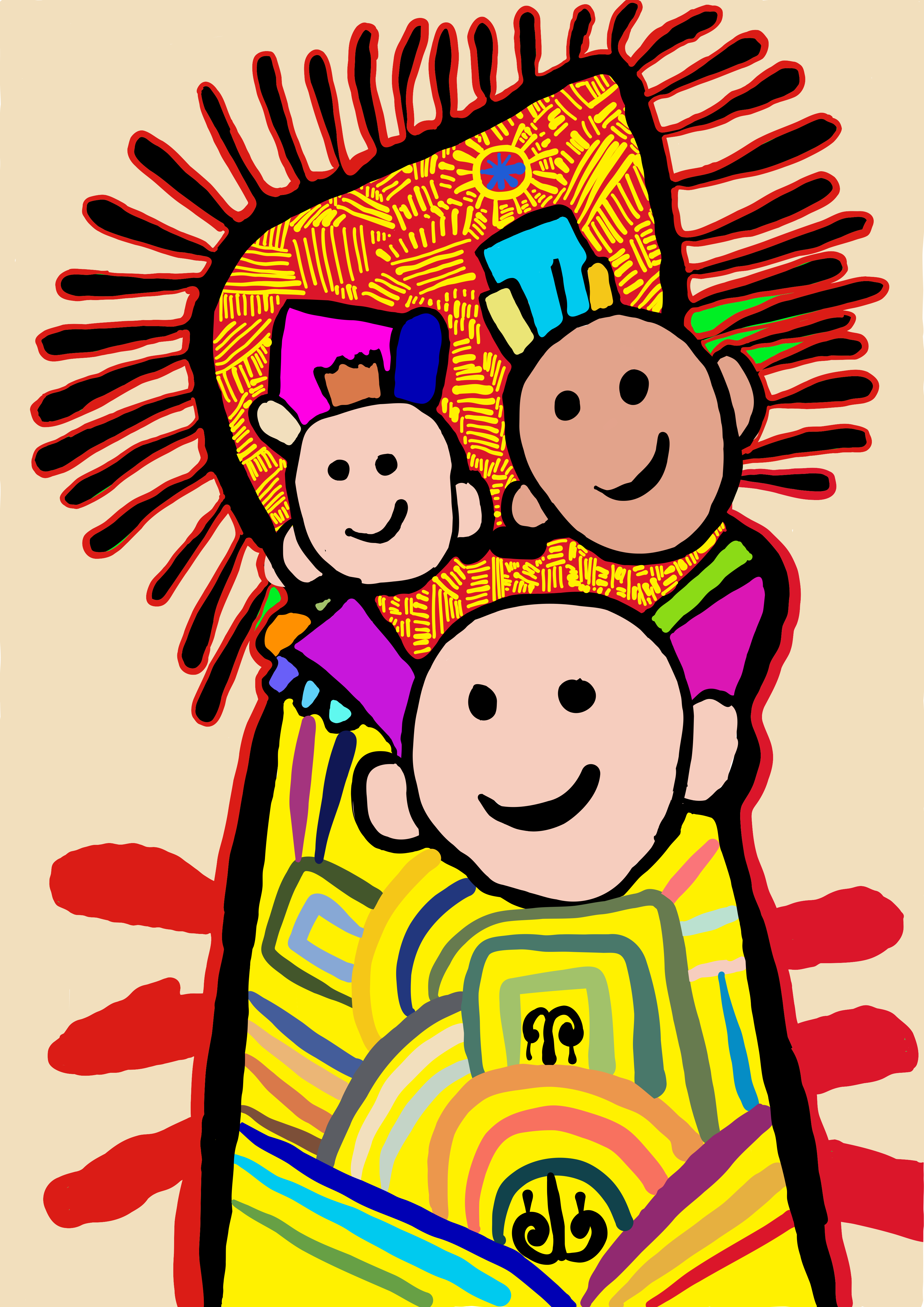 Our earth family_series5-7/10 - 支援型NFT TriARTs by SocialCompassのNFT | Adam byGMO