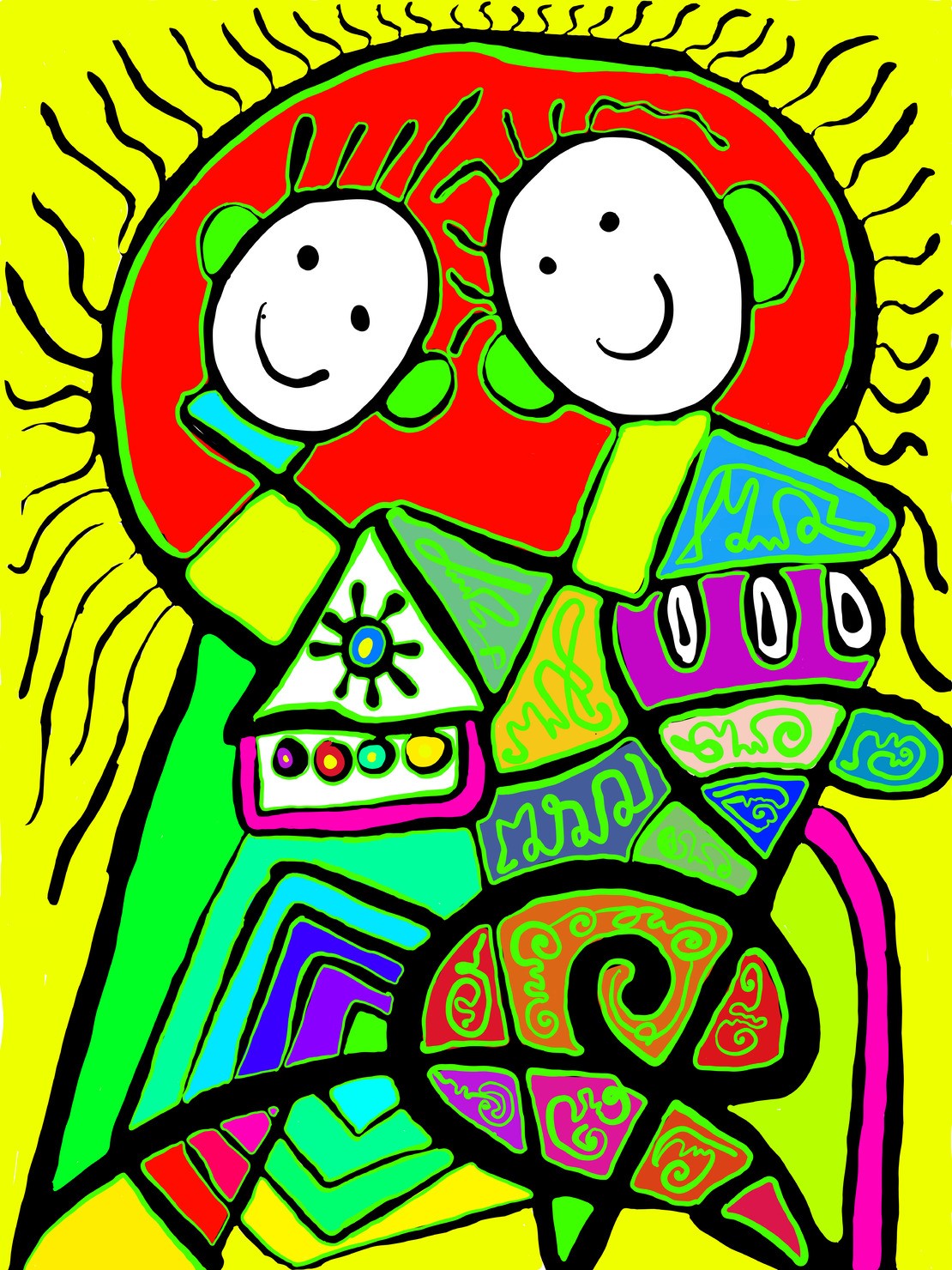 Our earth family_series7-2/10 - 支援型NFT TriARTs by SocialCompassのNFT | Adam byGMO