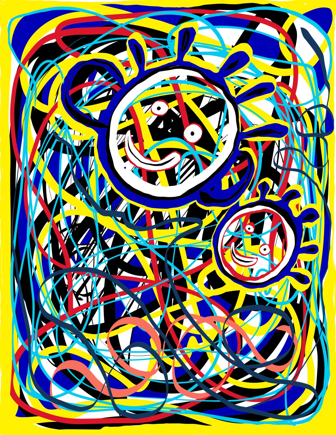 Our earth family_series8-3/5 - 支援型NFT TriARTs by SocialCompassのNFT | Adam byGMO