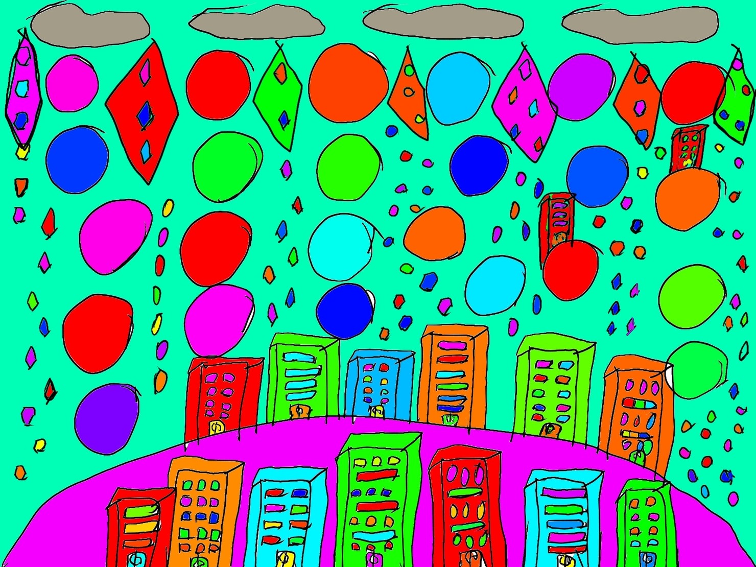 癒しの街 #2/20 - スポNAGOアートチームのNFT | Adam byGMO