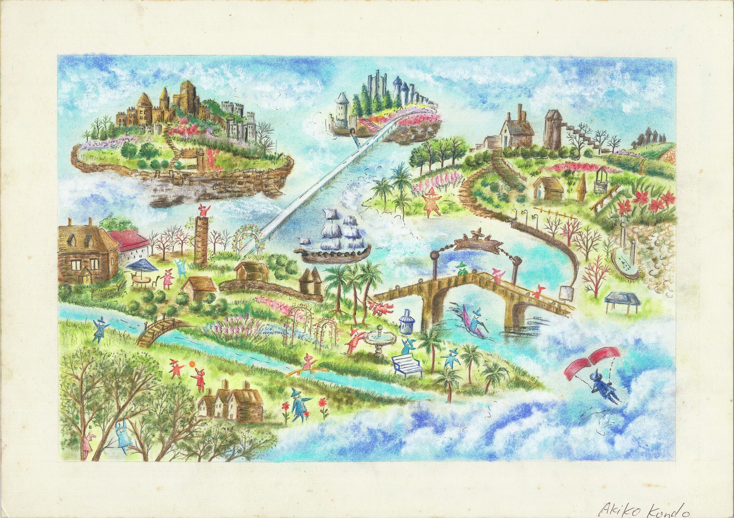 小人の国『天空の遊び島』 - TOPPANクリエイターズのNFT | Adam byGMO