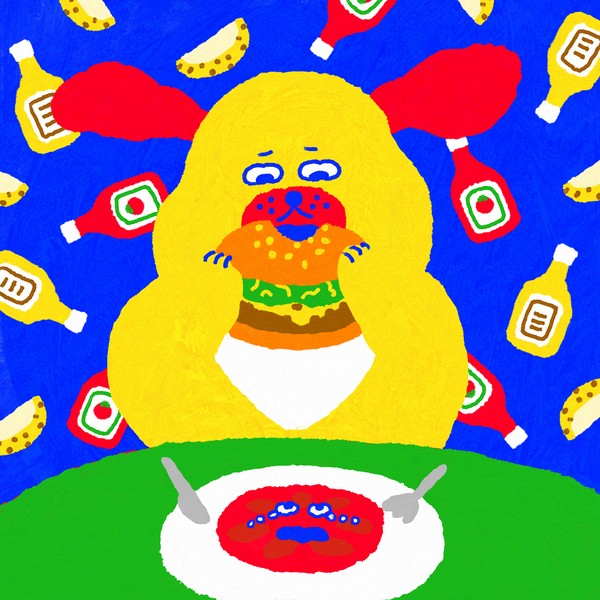 【ハンバーガー】 トマト抜き / Hamburger without Tomato #2/5 - TOPPANクリエイターズのNFT | Adam byGMO