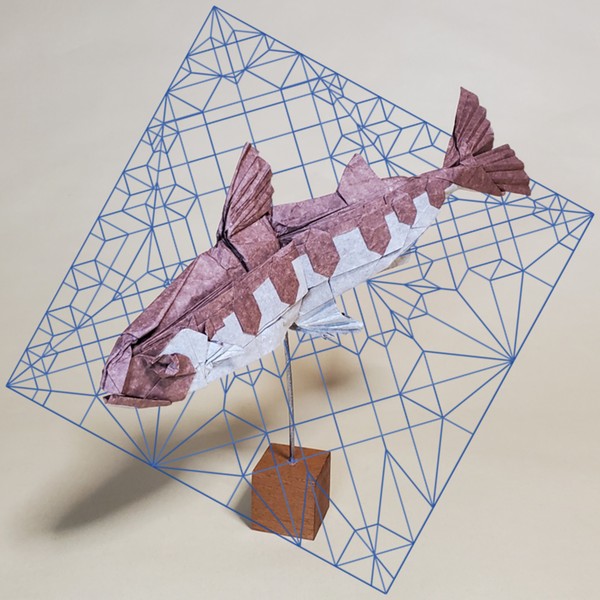 Origami Cherry Trout_icon #16/1000 - 折り紙作家ハイパーステジアのNFT | Adam byGMO
